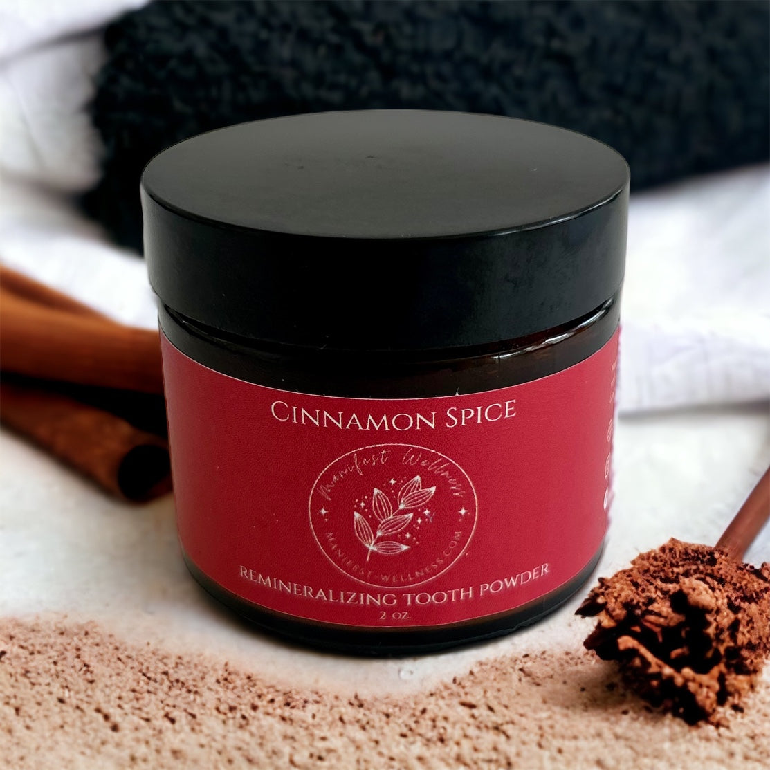 Cinnamon Spice Remineralizing Tooth Powder with Organic Ingredients ...