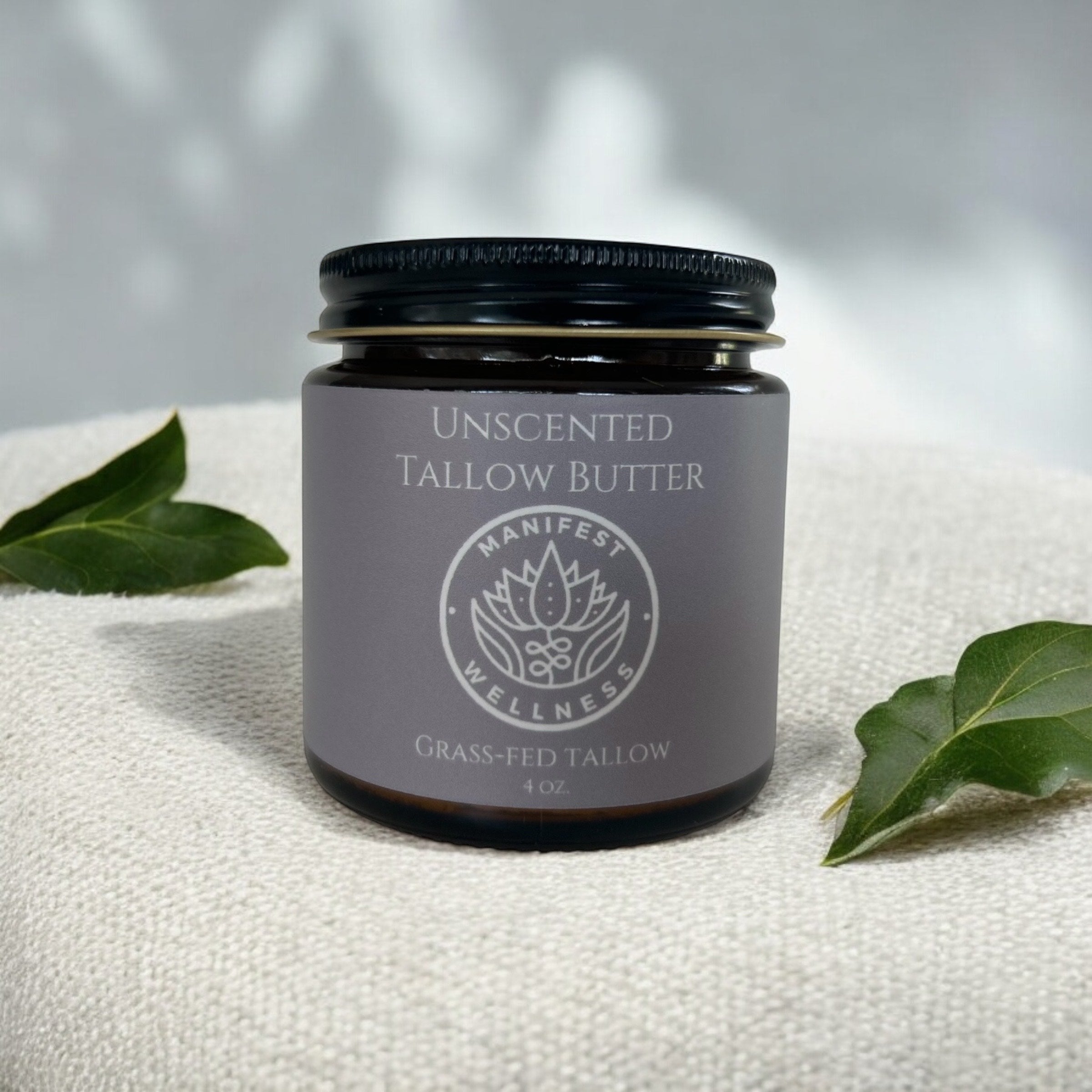 Unscented Grass-fed Tallow Butter – Manifest Wellness